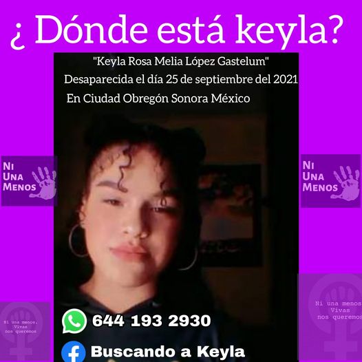 KEYLA DE 15 AÑOS FUE LOCALIZADA SIN VIDA - nainari digital